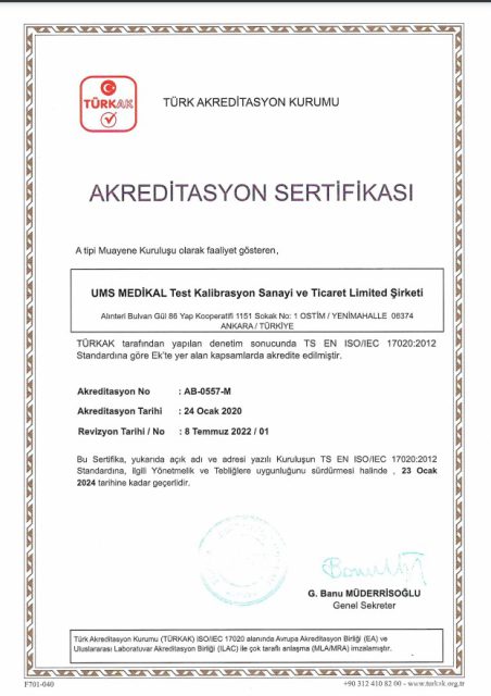 Qualıty Certıfıcates - TMS Medical