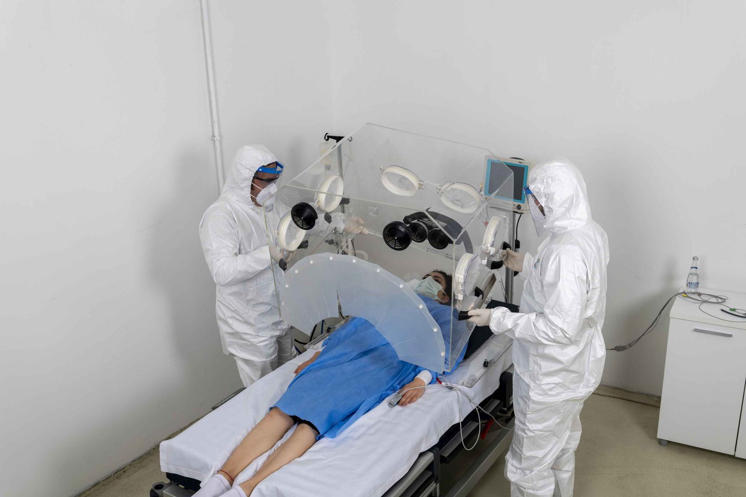 TMS Venti-Cab Negative Pressure Breathing Cabinet - TMS Medical